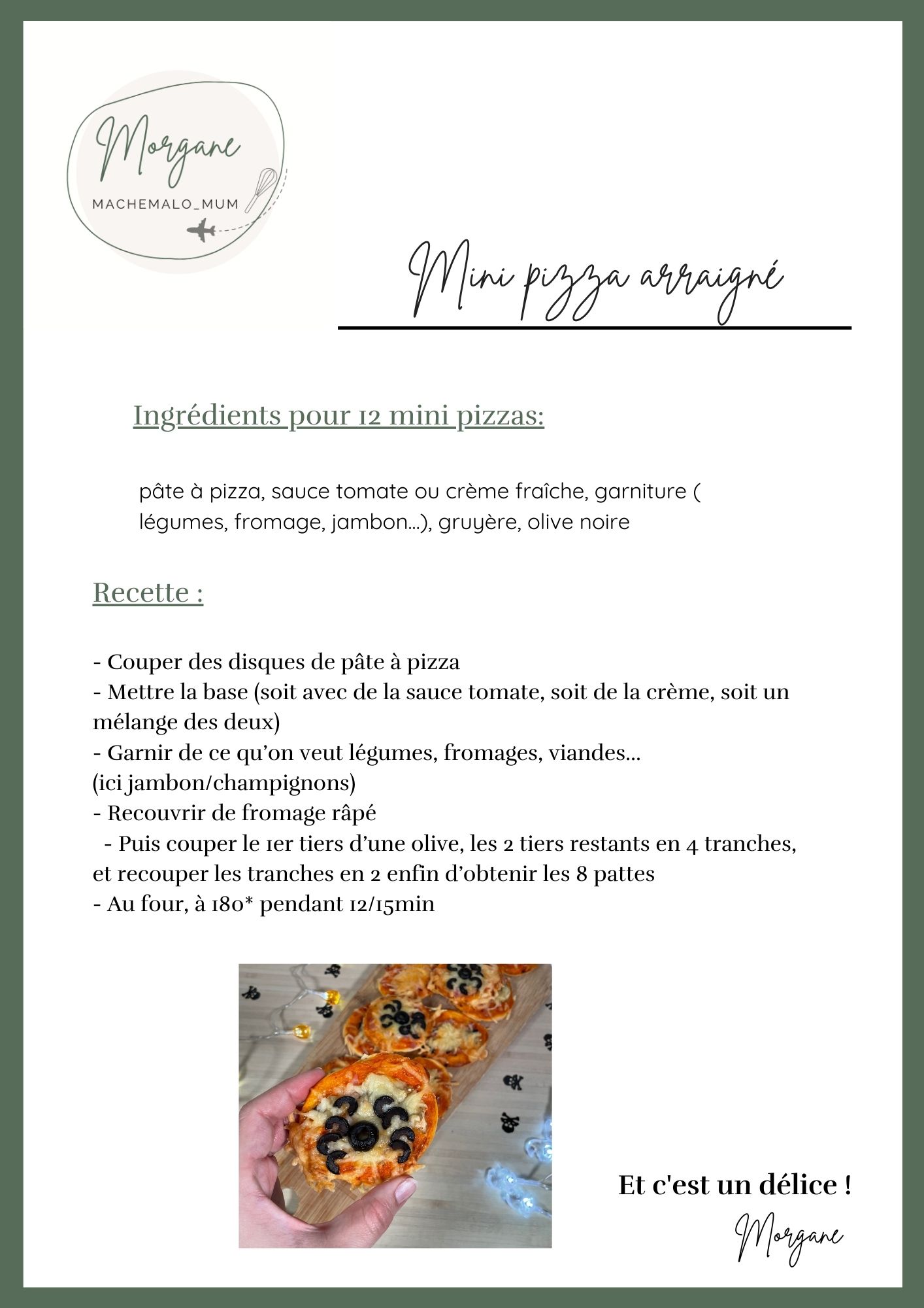 Mini pizza spécial halloween - Machemalo_mum
